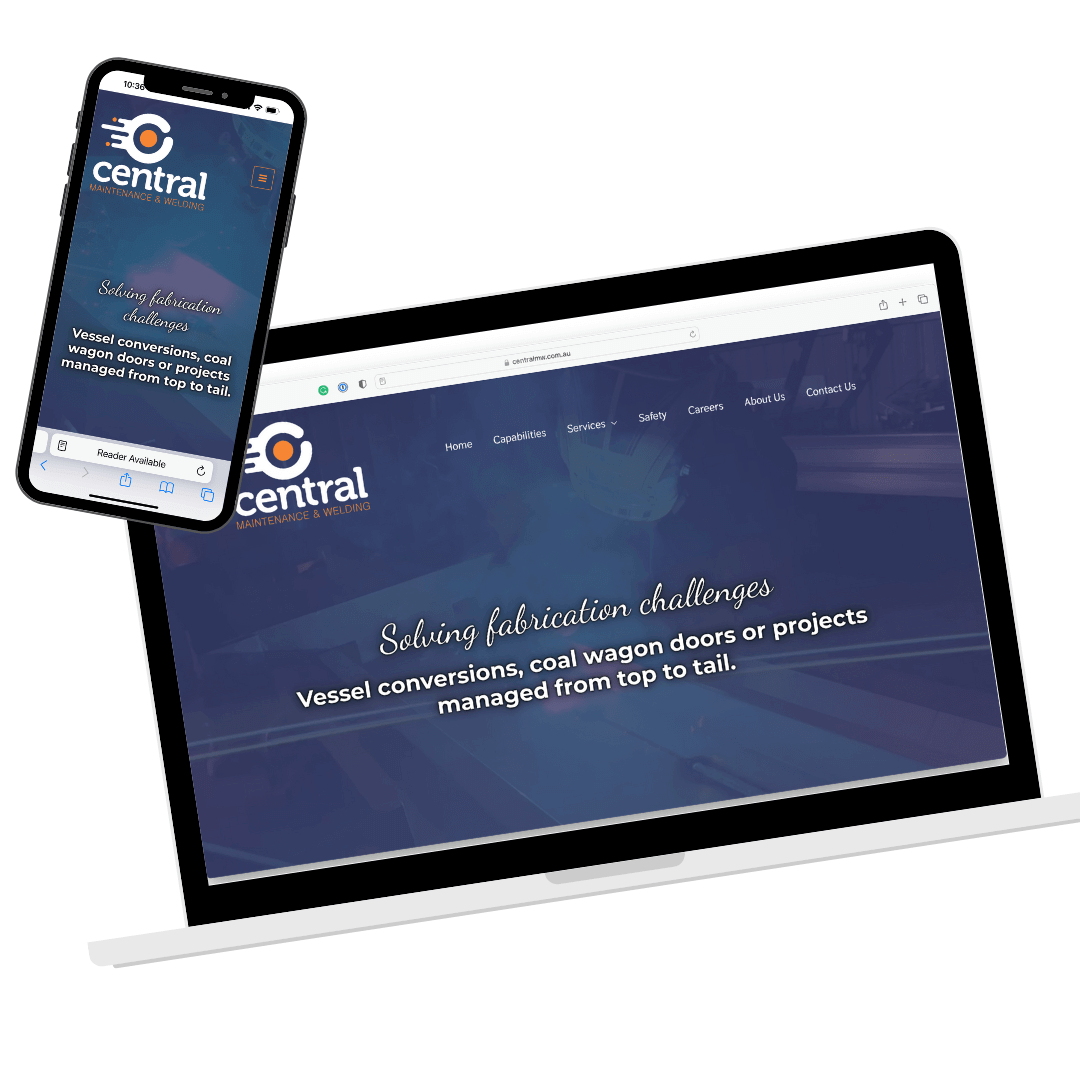 New logo and website for Central Maintenance & Welding - Almost ...